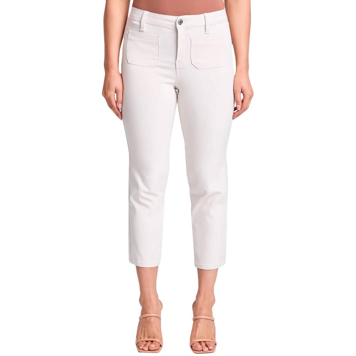 Click here for Juniors YMI(R) Hyperstretch HiRise Patch Pocket St... prices