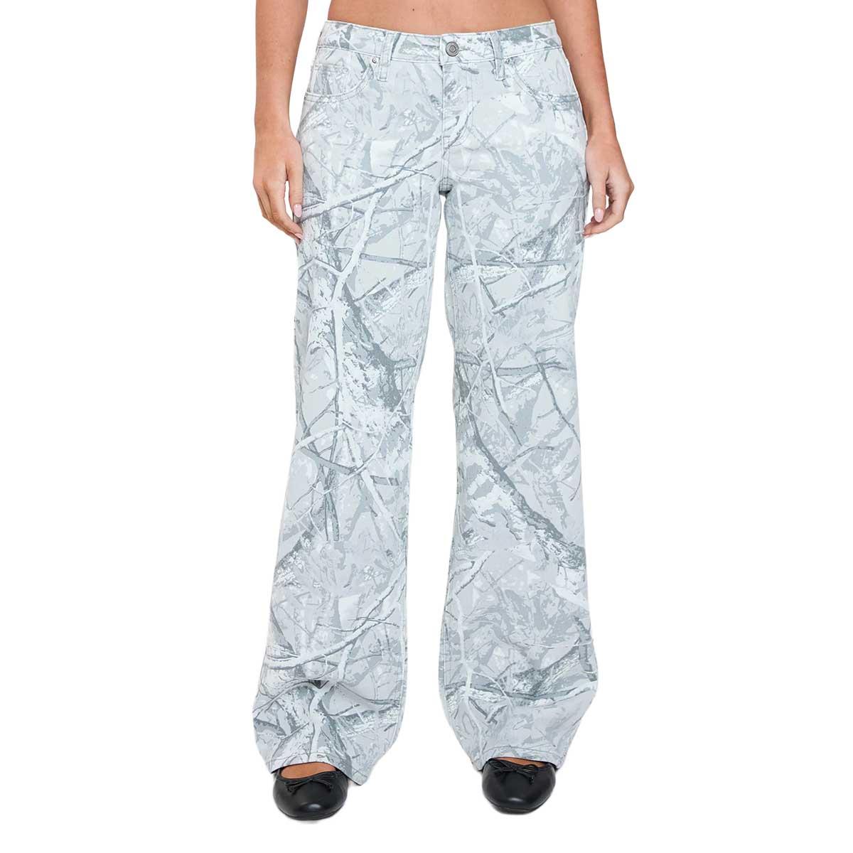 Click here for Juniors YMI(R) Low Rise Wide Leg Camo Print Jeans... prices