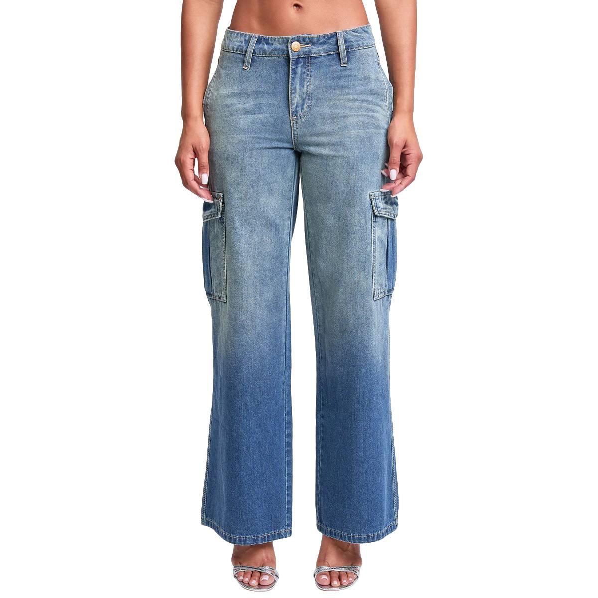 Click here for Juniors YMI(R) Relaxed Fit Ombre Cargo Jeans prices