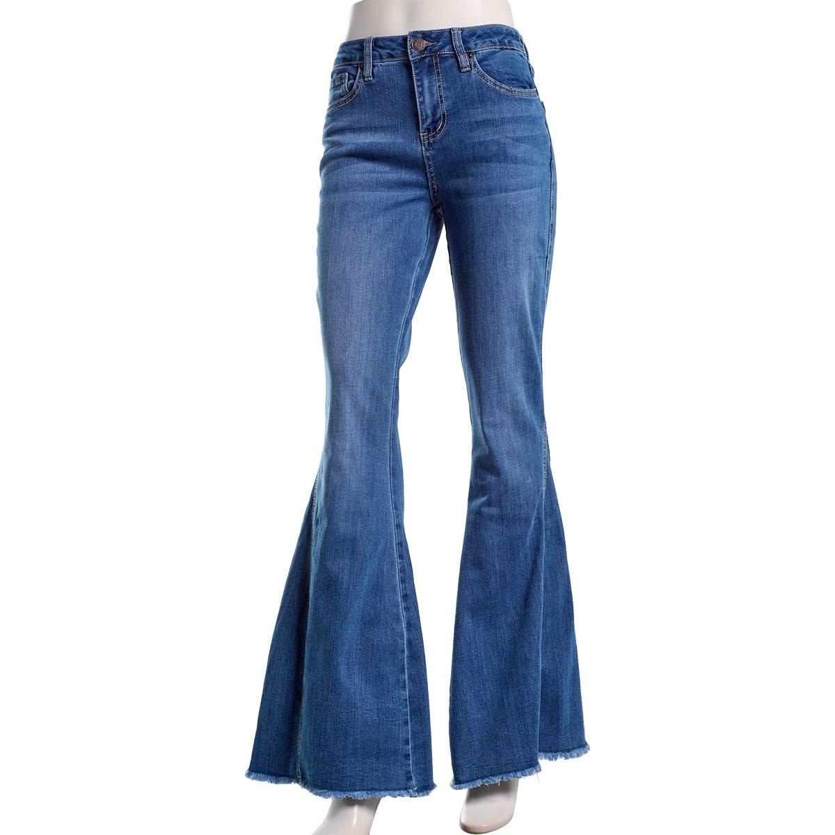 Click here for Juniors YMI(R) High Rise Gigi Flare Jeans prices