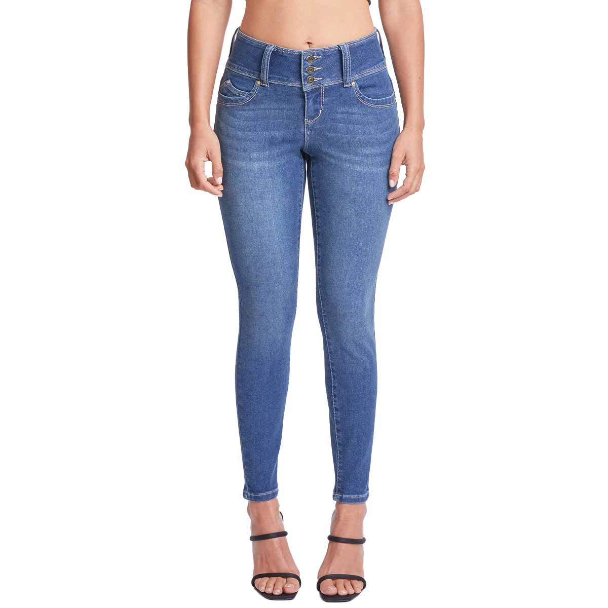 Click here for Juniors YMI(R) WannaBettaButt 3 Button Sustainable... prices