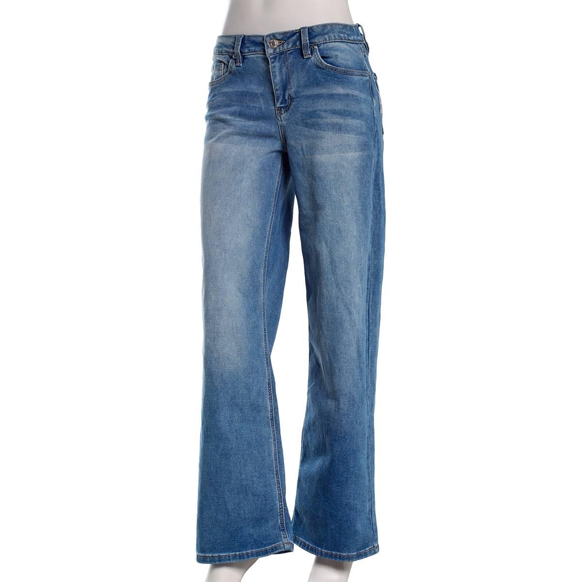 Click here for Juniors YMI(R) Low Rise Wide Leg Embroidered Butte... prices