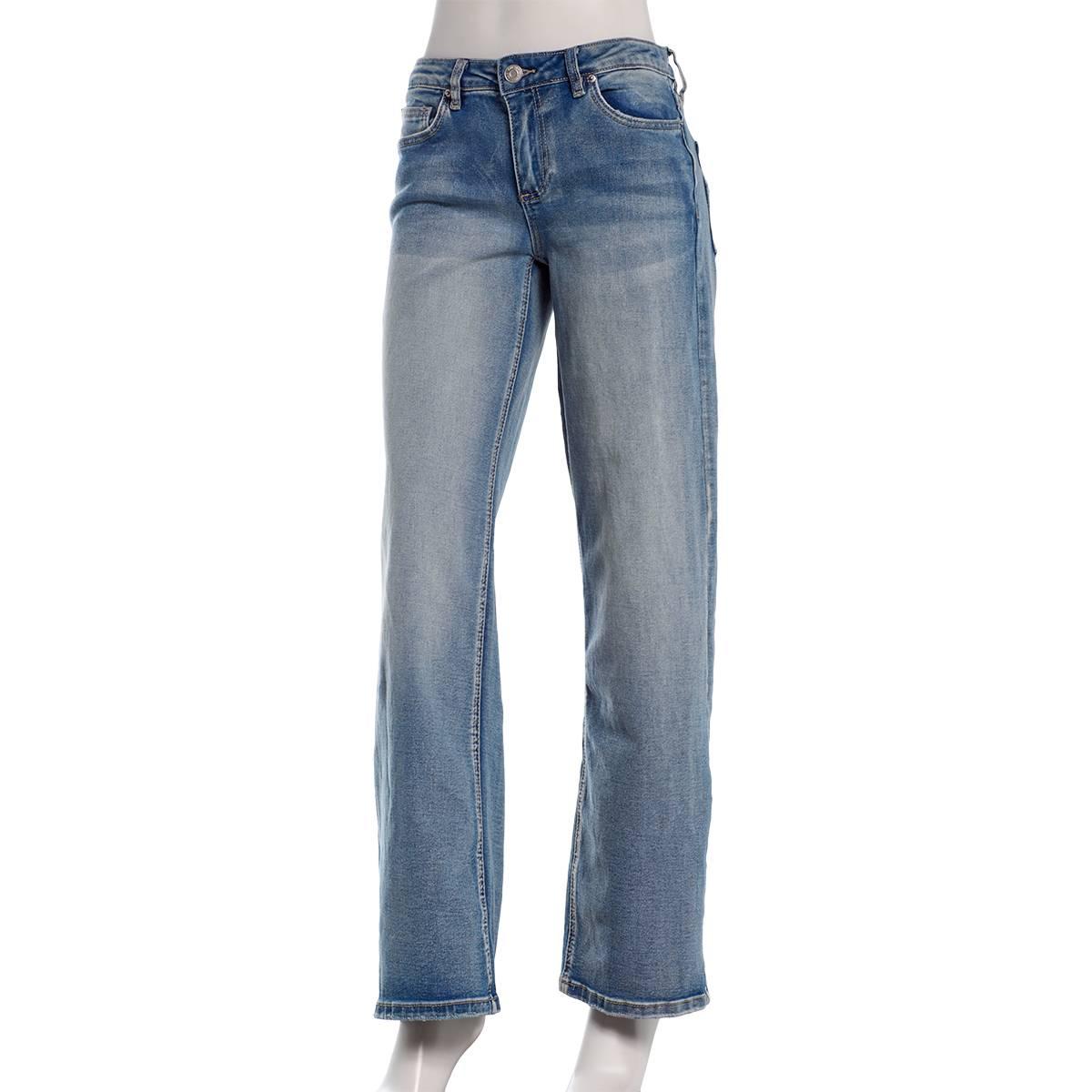 Click here for Juniors YMI(R) High Rise Wide Leg Star Back Pocket... prices