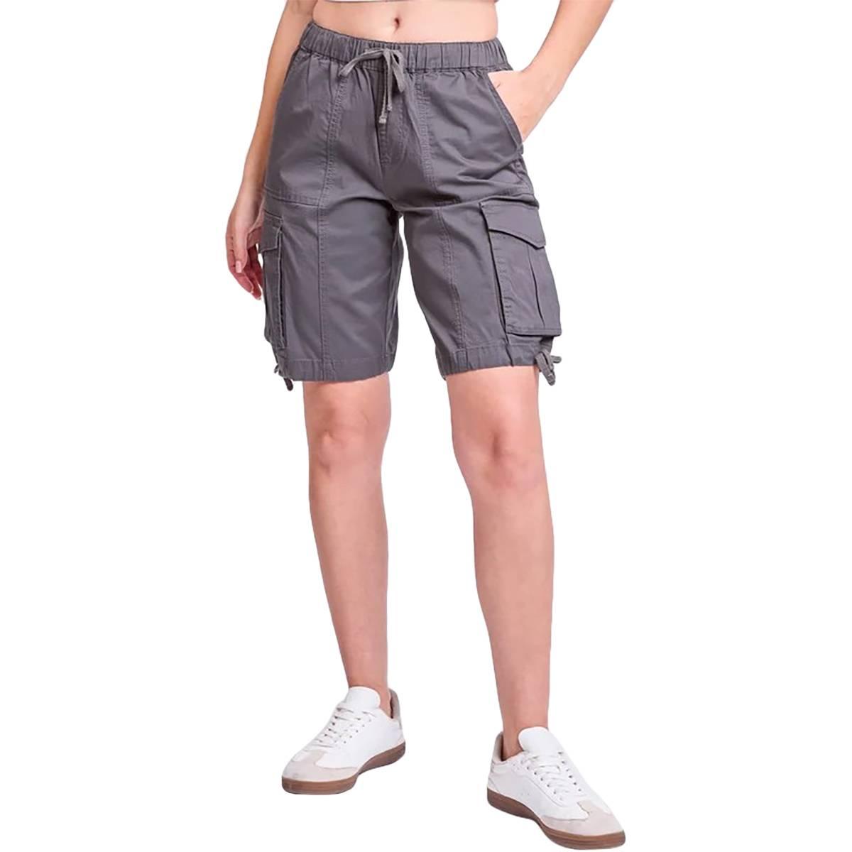 Click here for Juniors YMI(R) Mid Rise Cargo Long Shorts prices