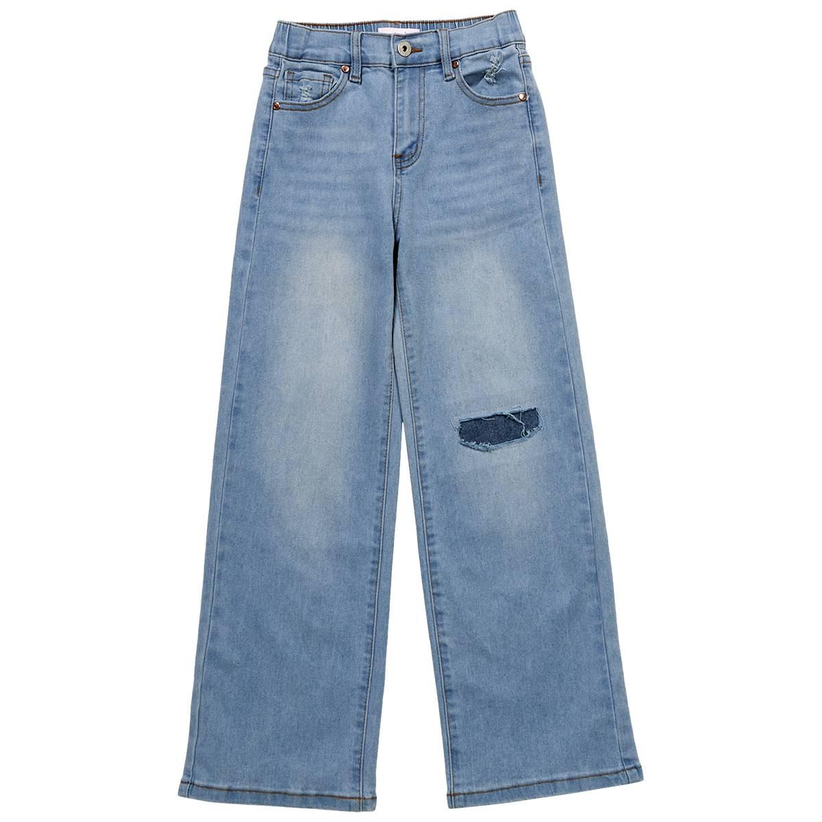 Click here for Girls (7-14) YMI(R) Faux Rip Wide Leg Jeans prices