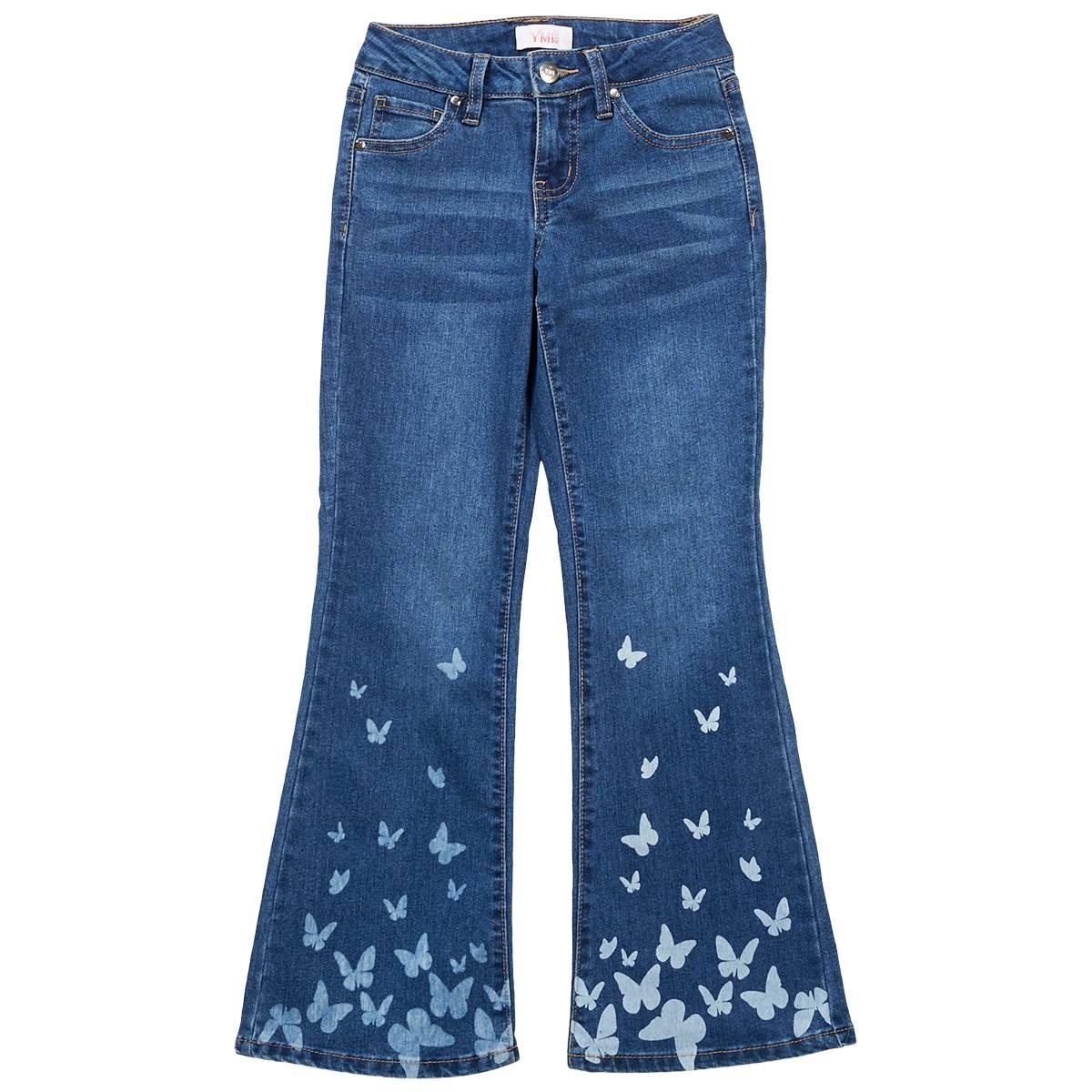 Click here for Girls (7-14) YMI(R) Butterfly Hem Flared Jeans prices