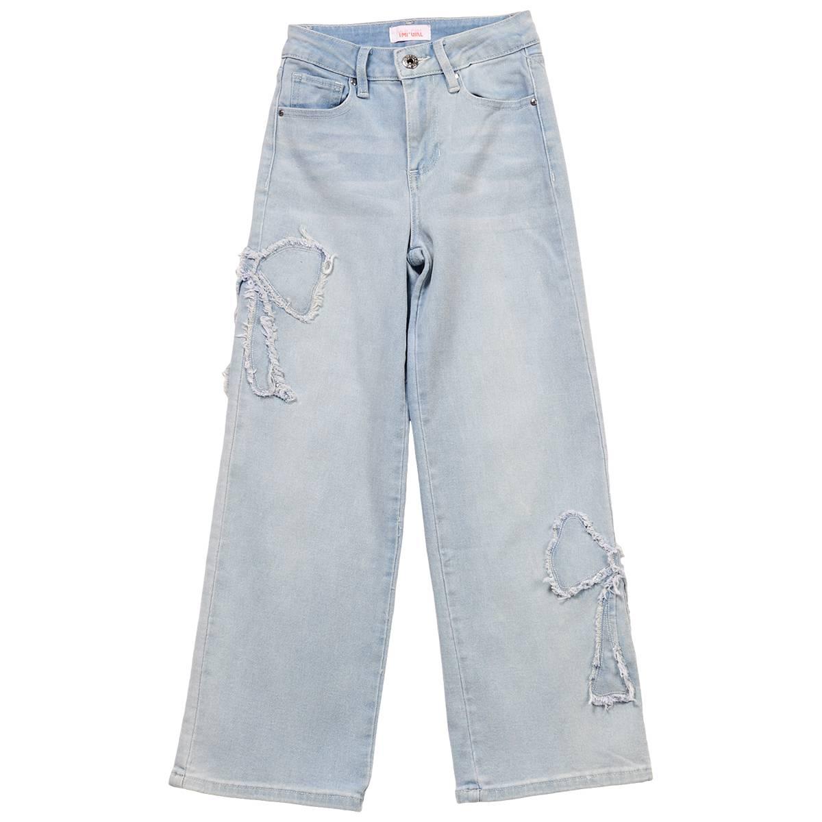 Click here for Girls (7-14) YMI(R) Wide Leg Bow Patchwork Jeans prices