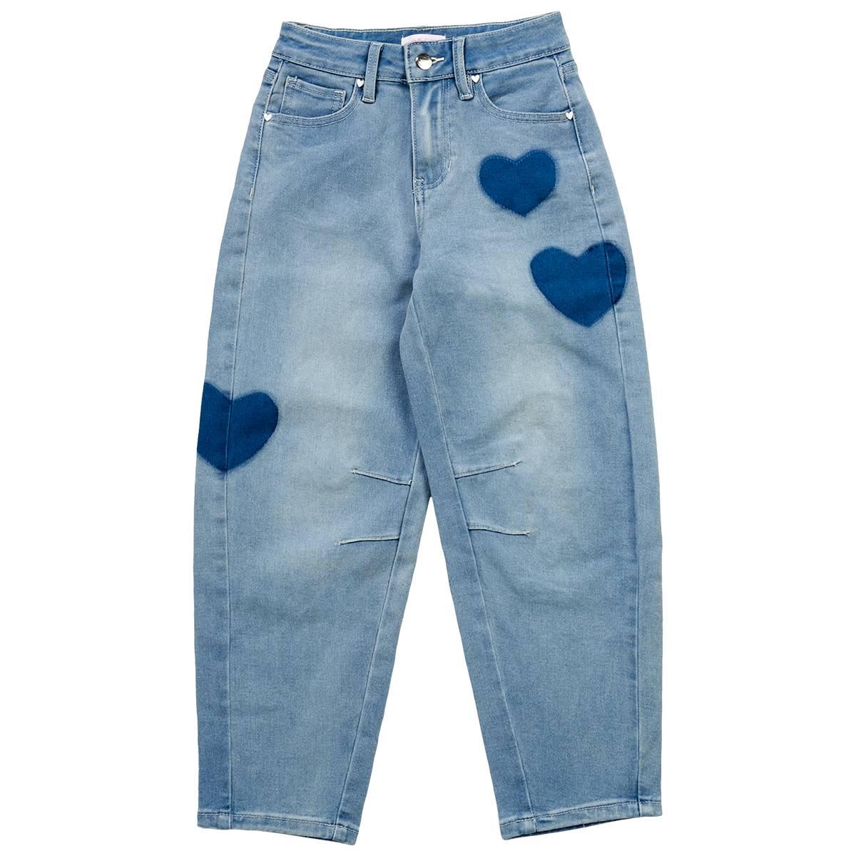 Click here for Girls (7-14) YMI(R) Heart Barrel Jeans prices