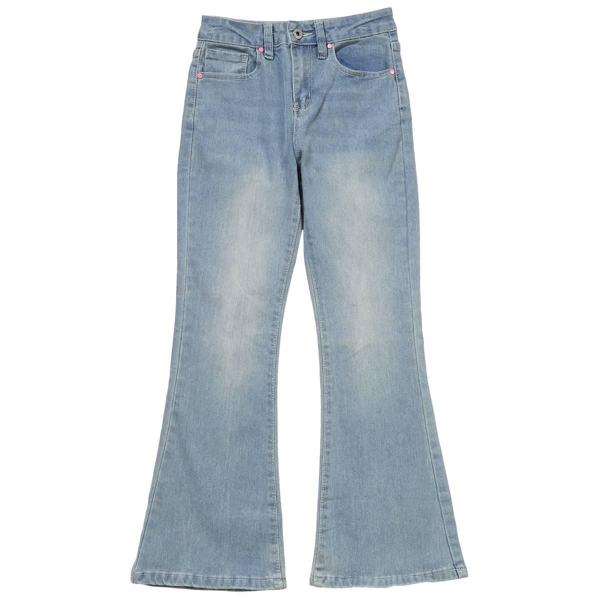 Click here for Girls (7-14) YMI(R) Flare Bow Embroidered Pocket J... prices