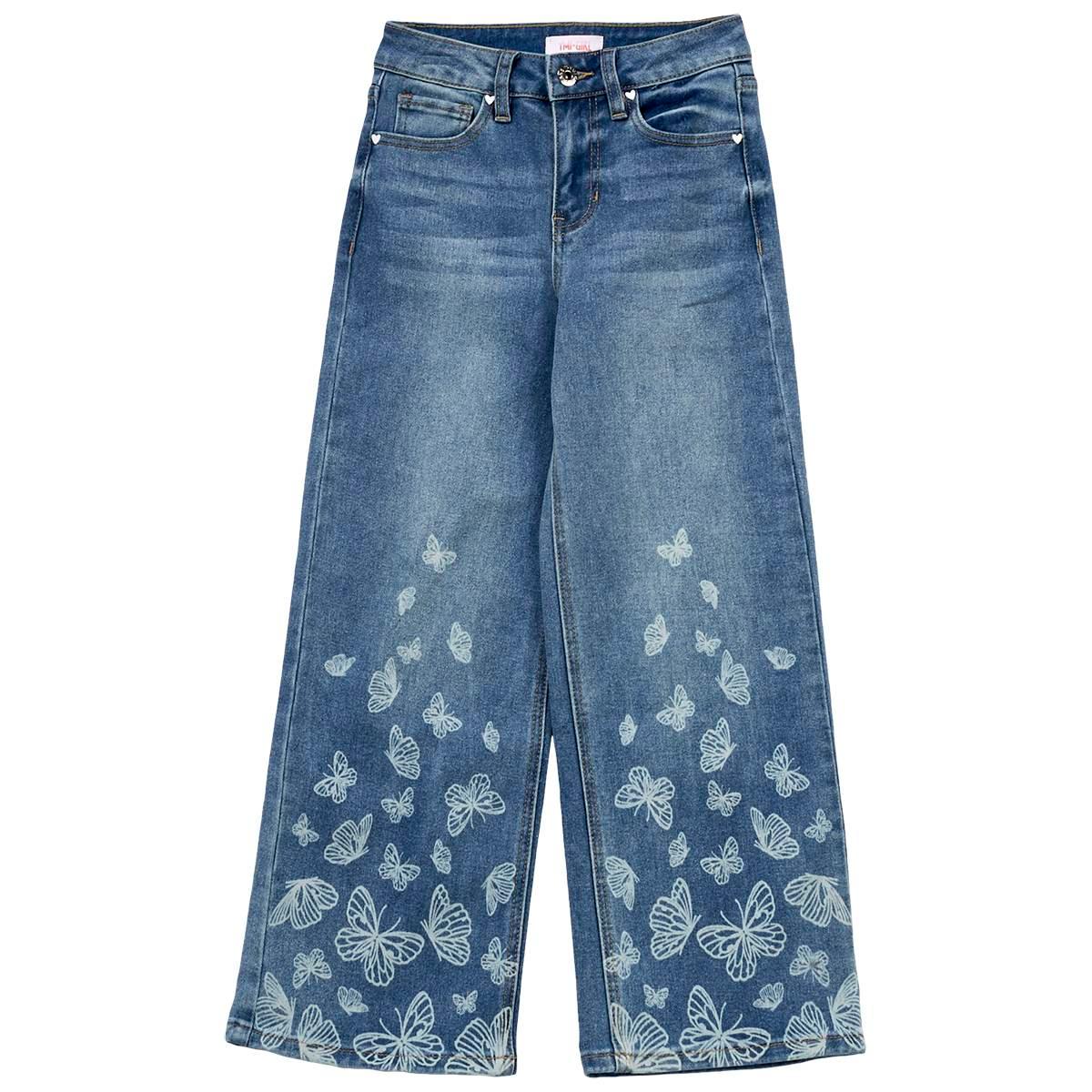 Click here for Girls (7-14) YMI(R) Wide Leg Butterfly Hem Jean prices