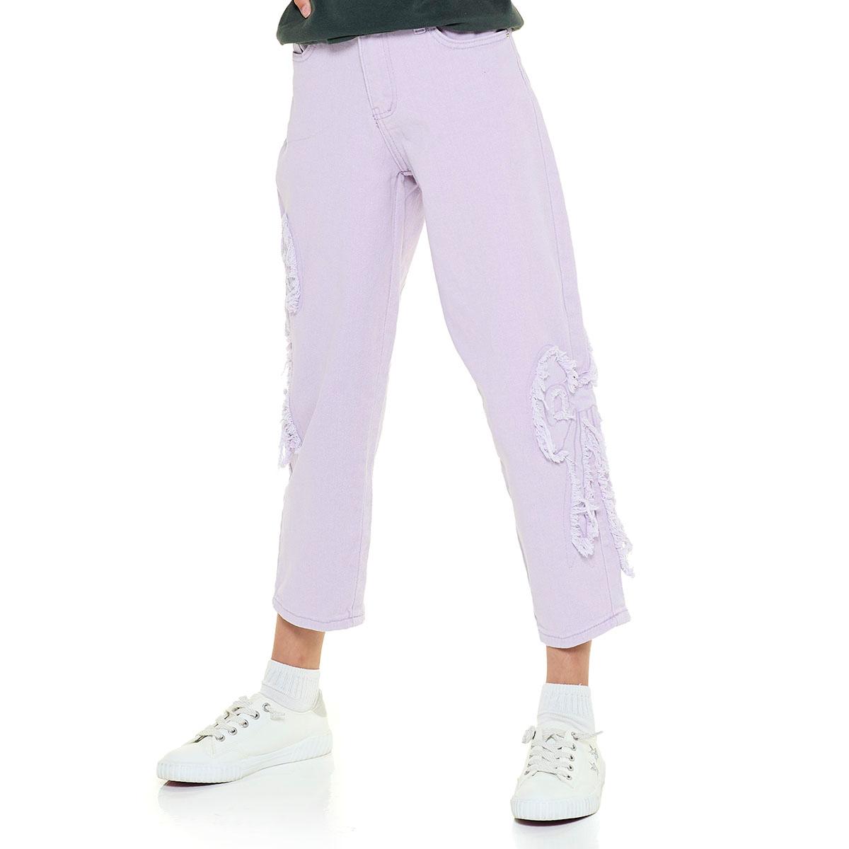 Click here for Girls (7-14) YMI(R) Bow Patch Barrel Jeans prices