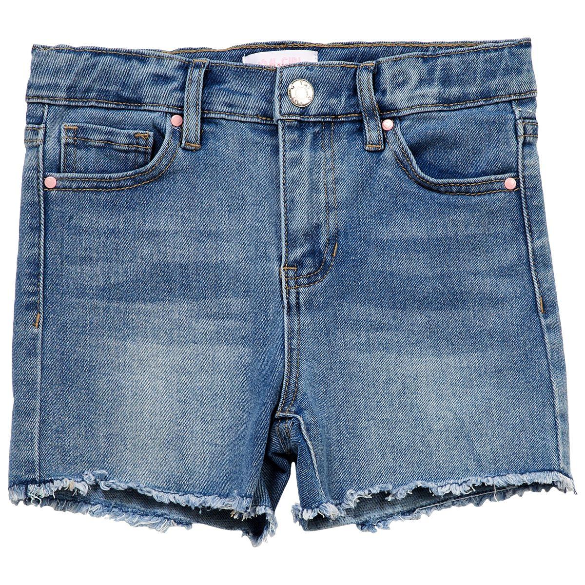 Click here for Girls (4-6x) YMI(R) Frayed Shorts w/ Strawberry Bo... prices