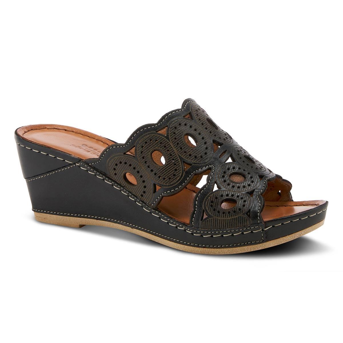 Click here for Womens Spring Step Labarnas Wedge Sandals prices