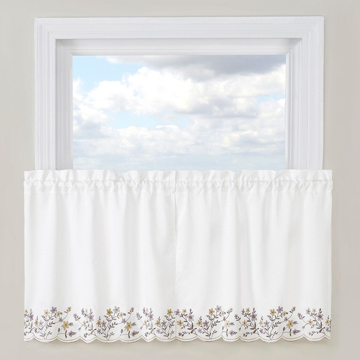 Click here for Bloom Embroidered Kitchen Curtains prices