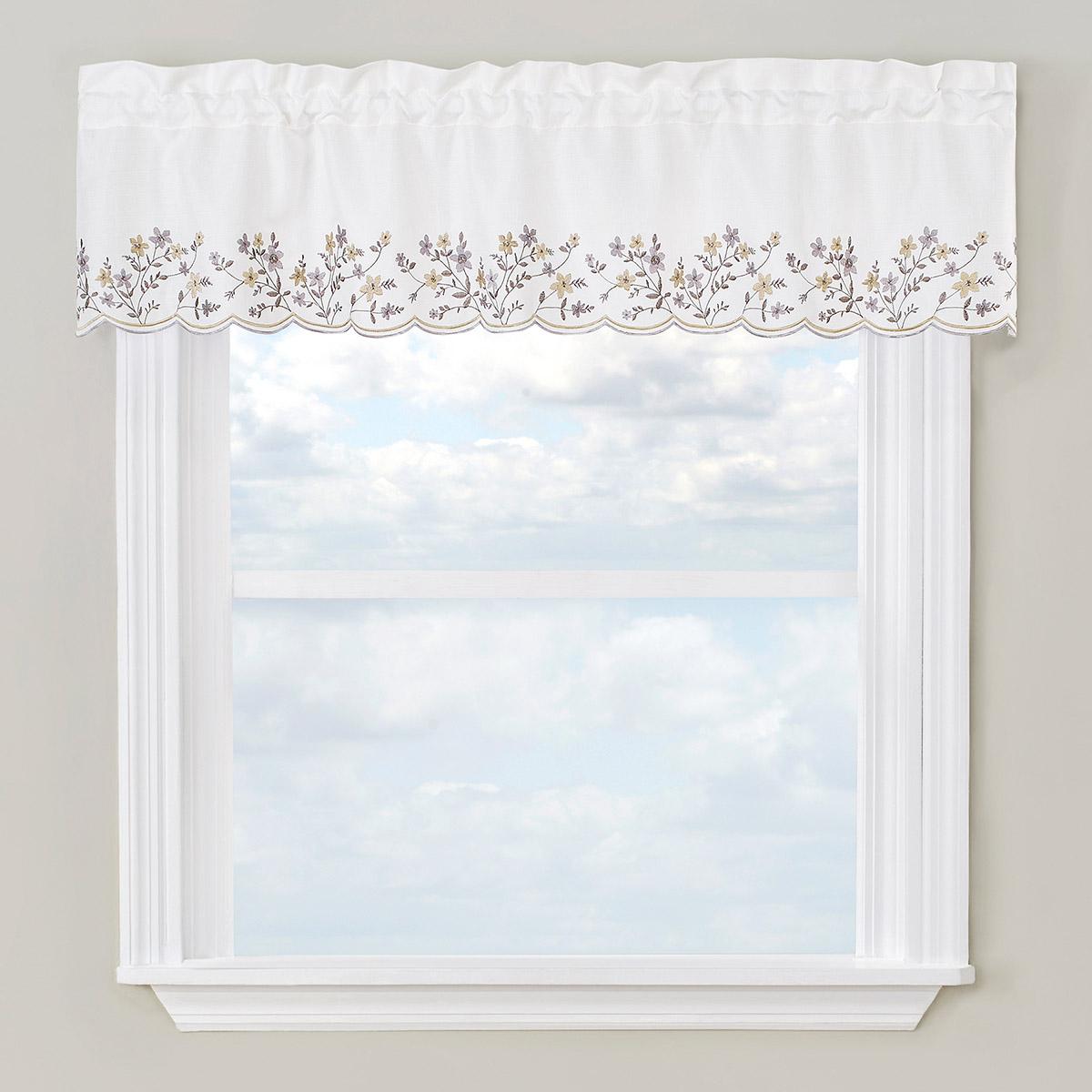 Click here for Bloom Embroidered Valance prices