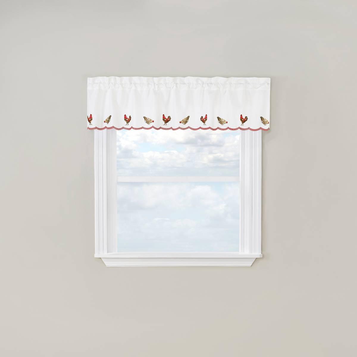 Click here for Roosters Embroidered Valance prices