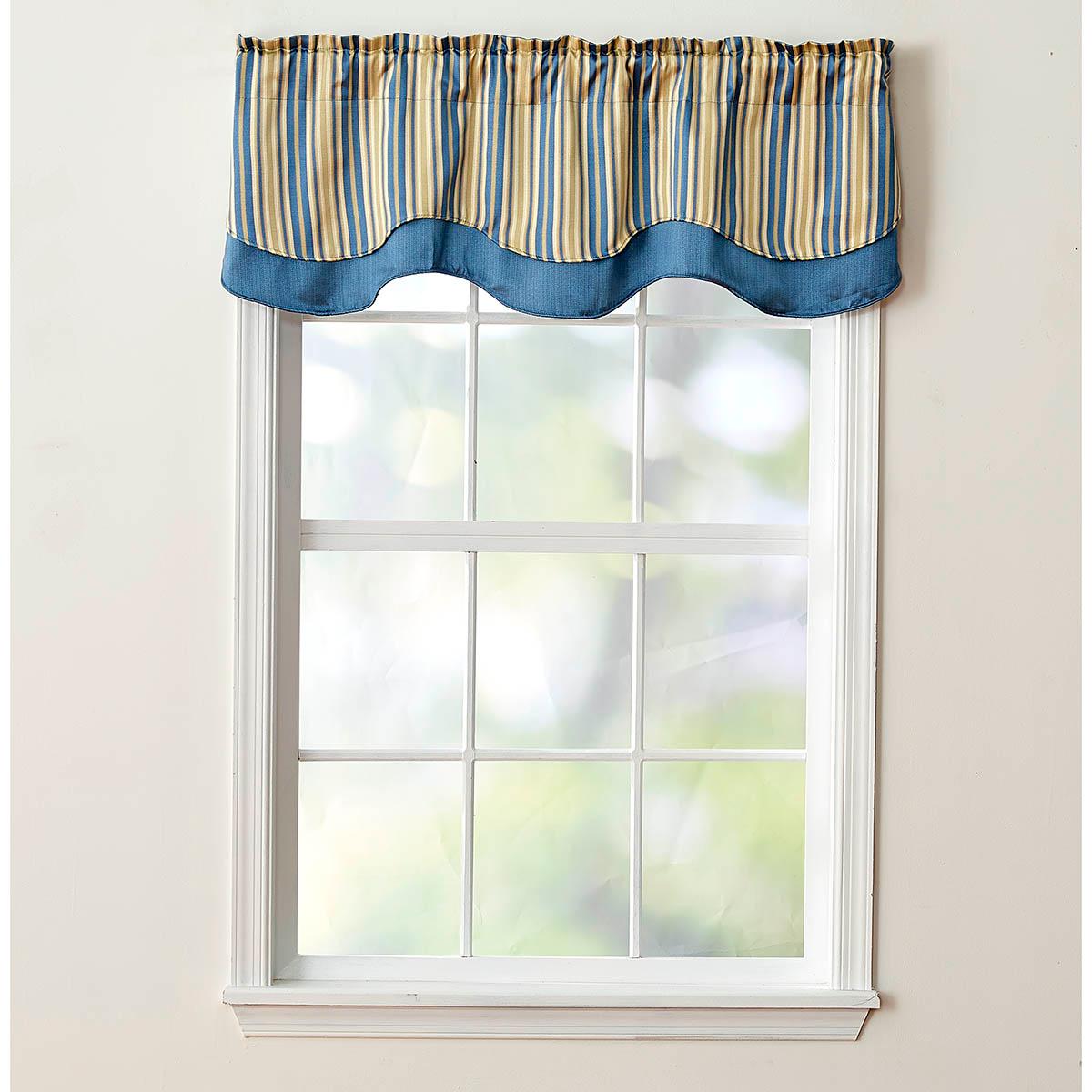 Click here for Windsor Striped Valance - 56x17 prices