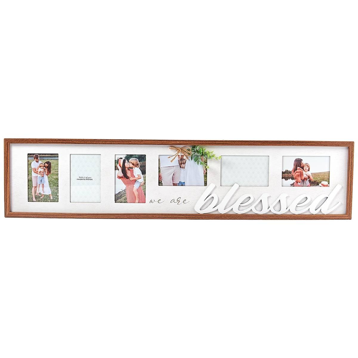 Click here for New View We Are Blessed 6-Opening Collage w/ Green... prices