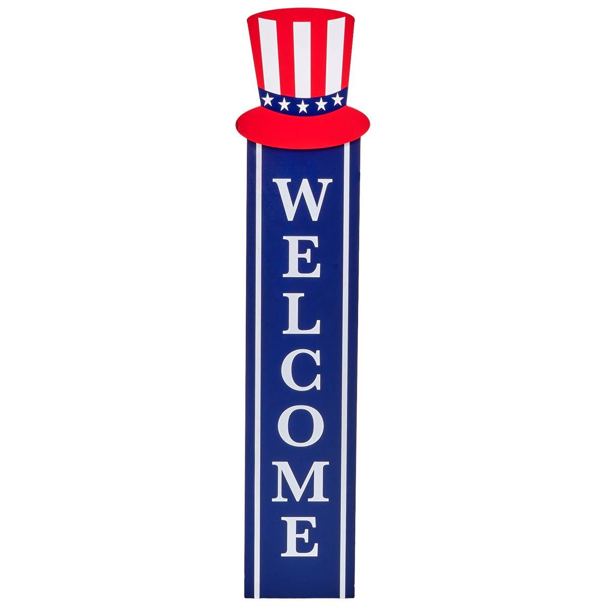 Click here for New View Americana Welcome Porch Sign prices