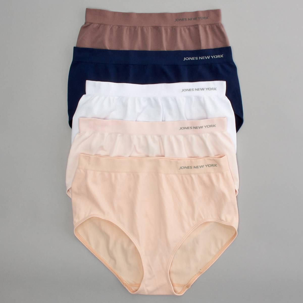 Click here for Womens Jones New York 5pk. Seamless Full Brief Pan... prices