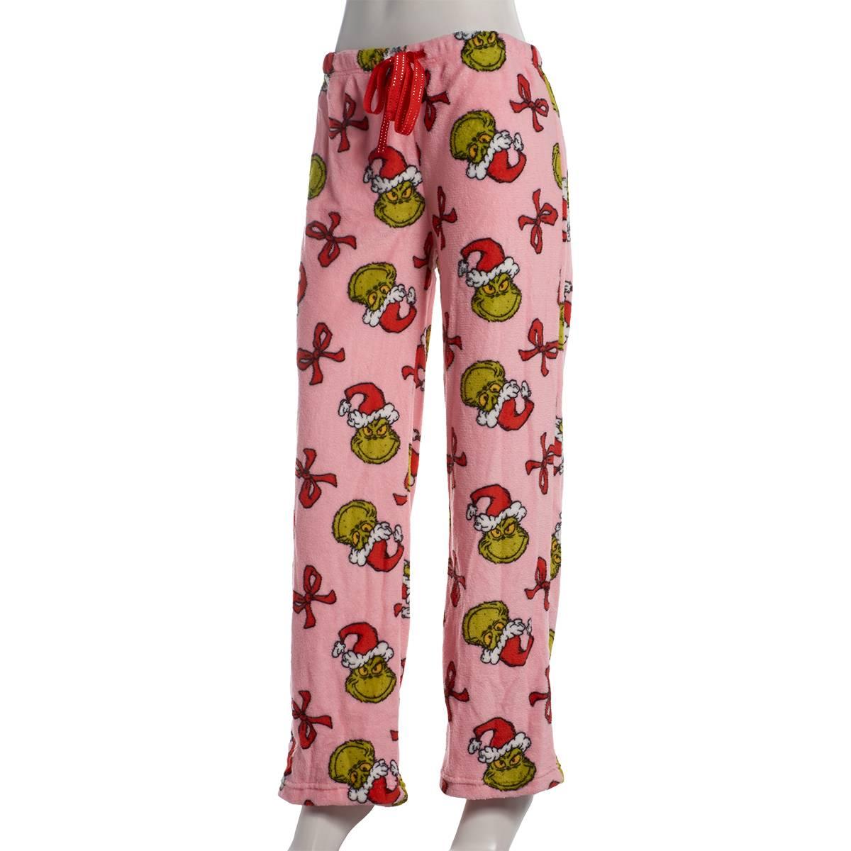 Click here for Womens MJC Santa Grinch & Bow Pajama Pants prices