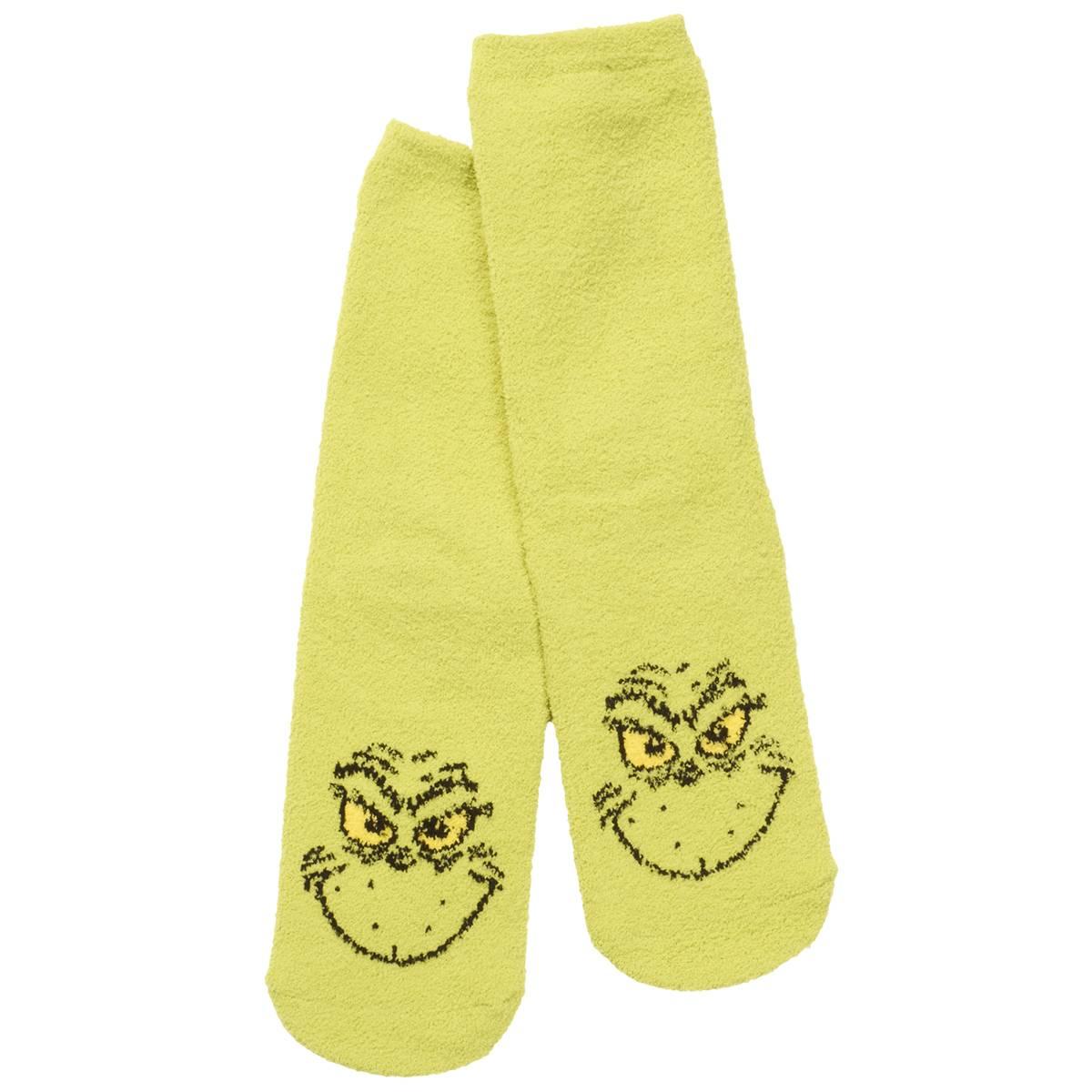 Click here for Kids Holiday Traditions Grinch Gripper Slipper Soc... prices