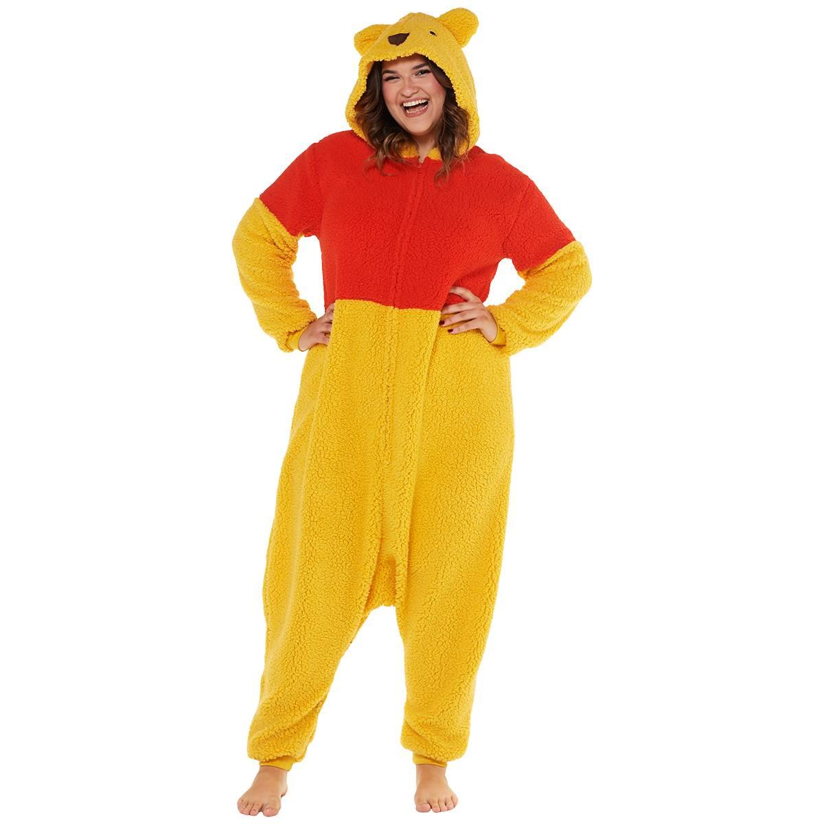 Click here for Womens Disney Winnie The Pooh Plush Hooded Sleeper prices