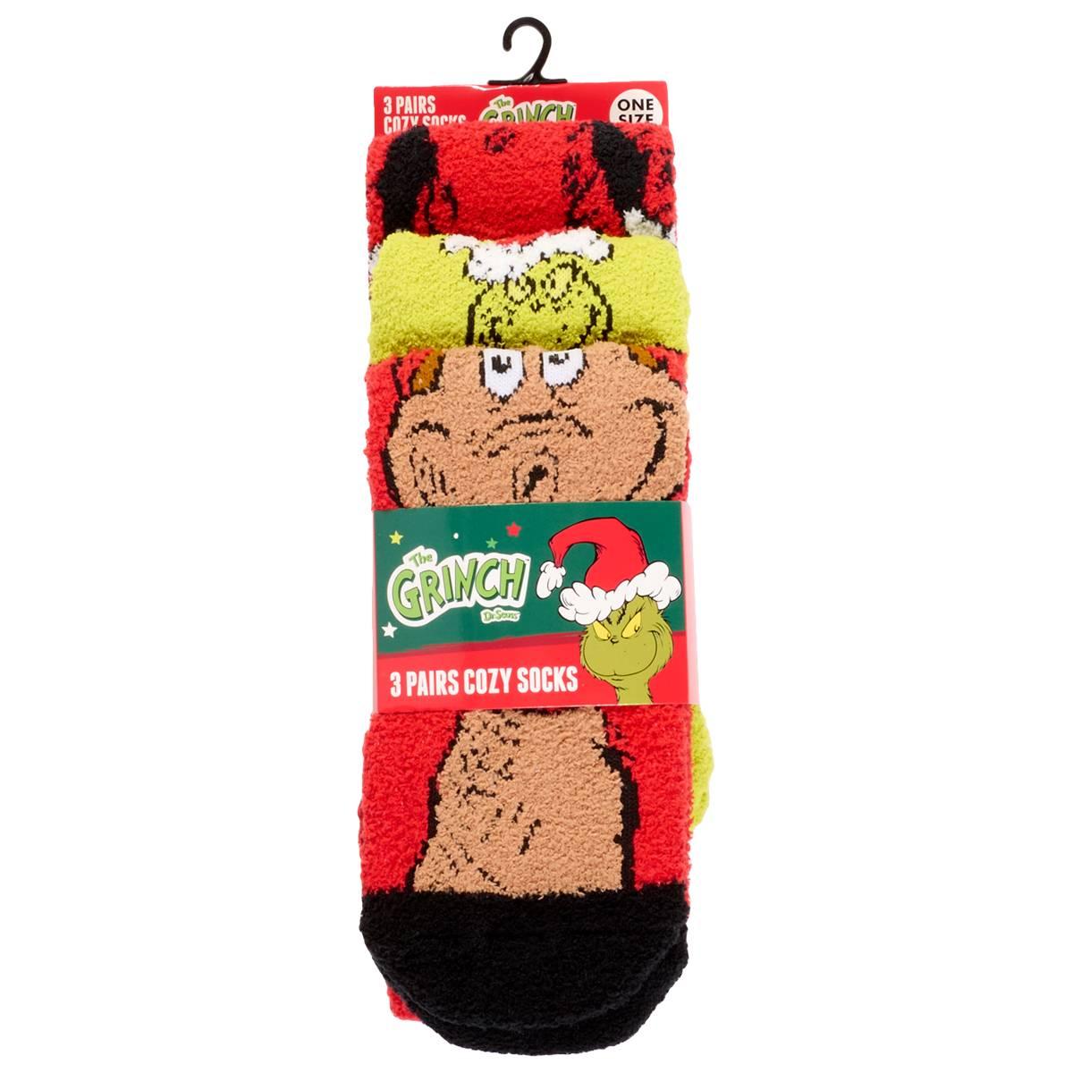 Click here for Womens Holiday Traditions Grinch & Max 3pk. Cozy S... prices
