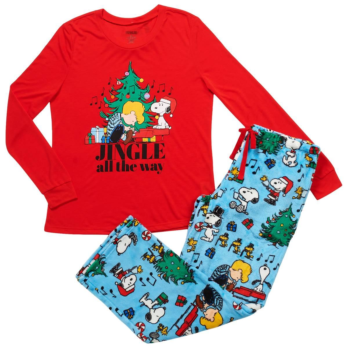 Womens Holiday Traditions Peanuts(tm) Jingle All the Way Pajama Set