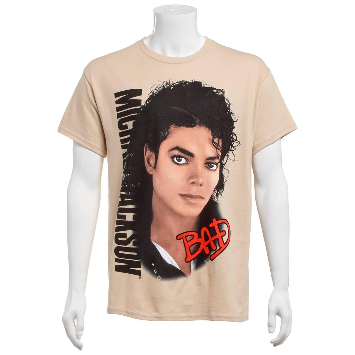 Click here for Young Mens Michael Jackson Bad Graphic Short Sleev... prices