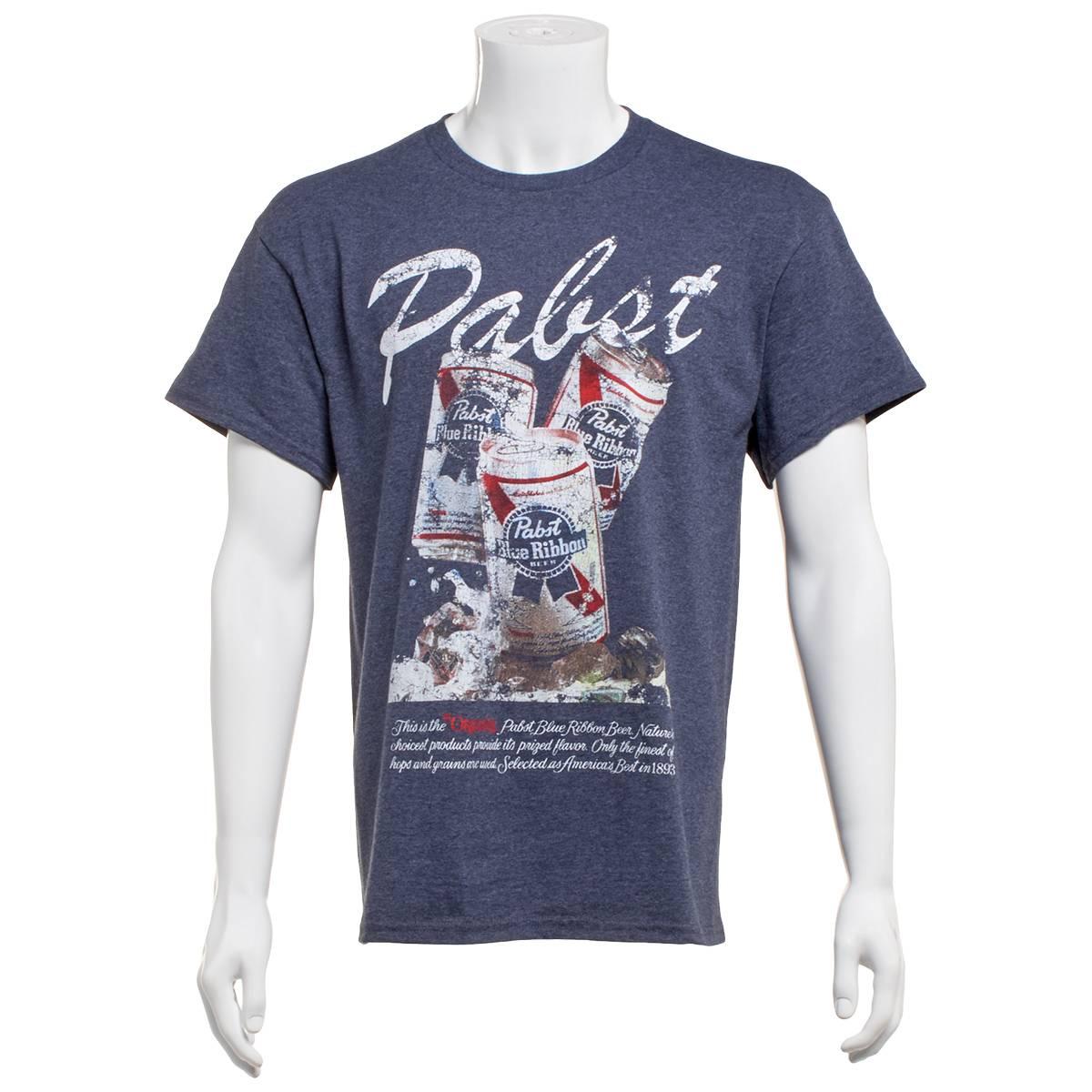 Click here for Mens PBR Cans Short Sleeve Graphic Tee prices
