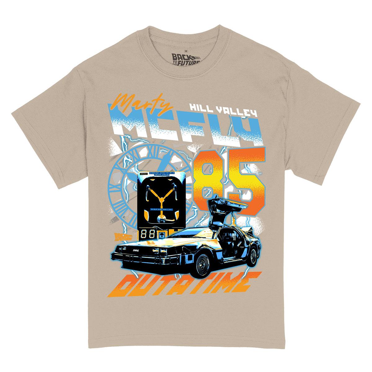 Click here for Young Mens Back 2 The Future McFly Short Sleeve Gr... prices