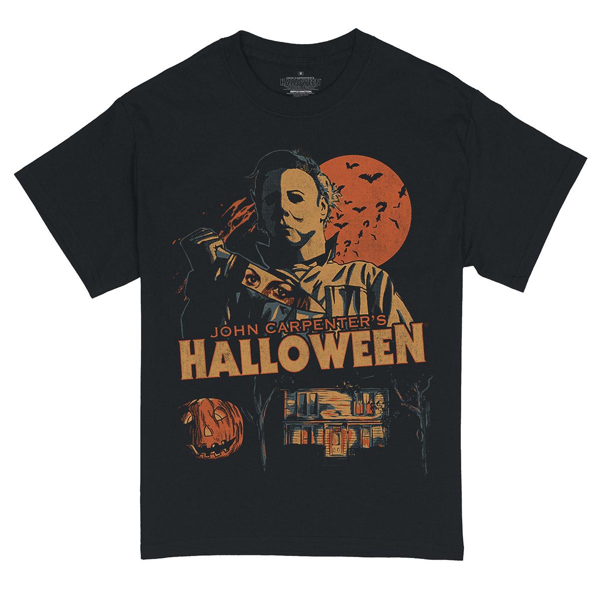 Click here for Young Mens Halloween Michael Meyers Graphic Tee prices