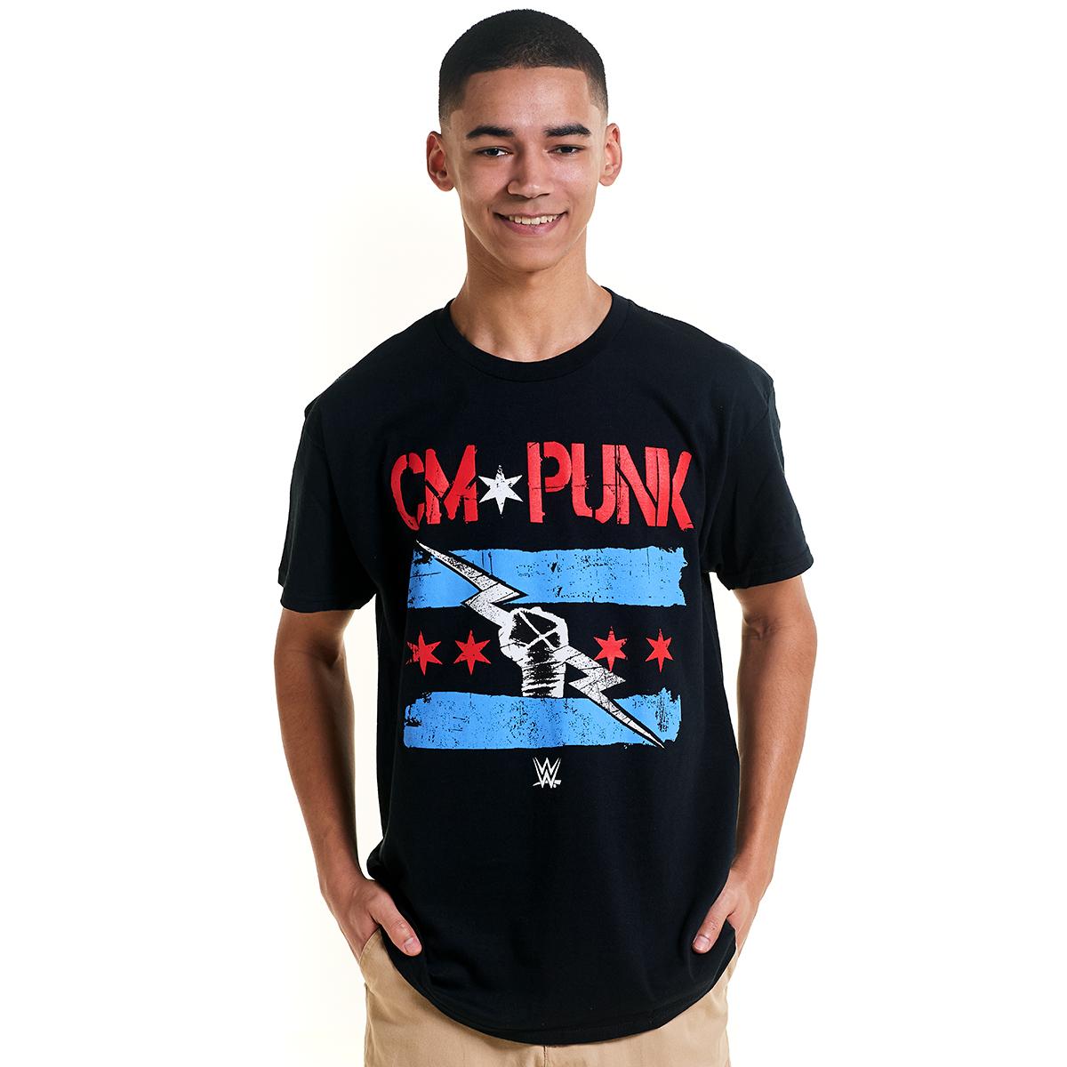 Click here for Young Mens WWE(R) CM Punk Short Sleeve Graphic Tee... prices