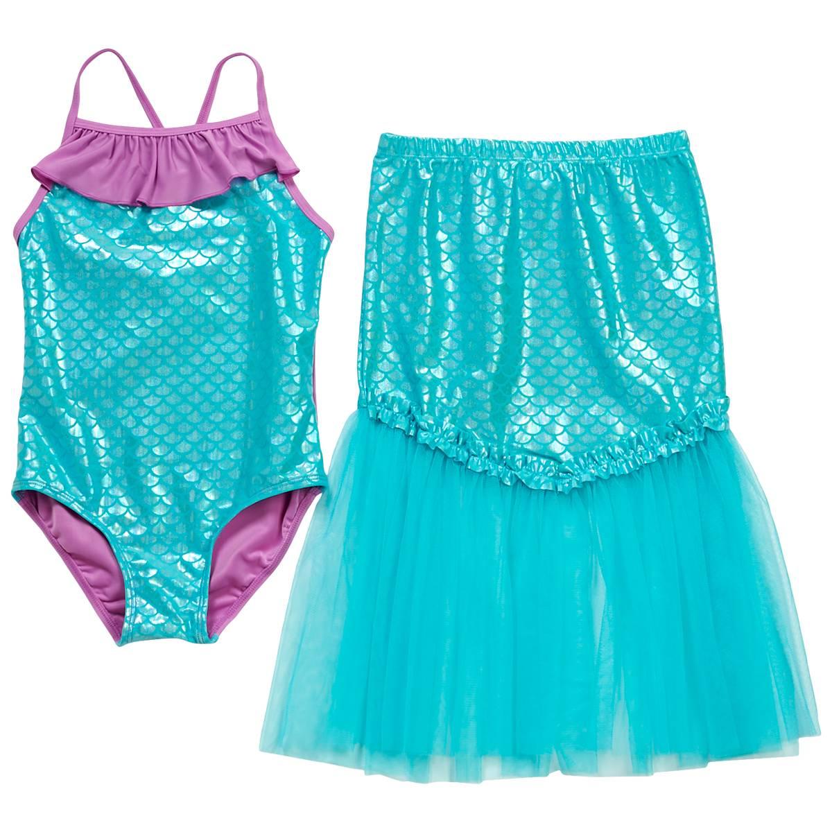 Click here for Girls (7-10) Floatimini(R) One Piece Iridescent Me... prices