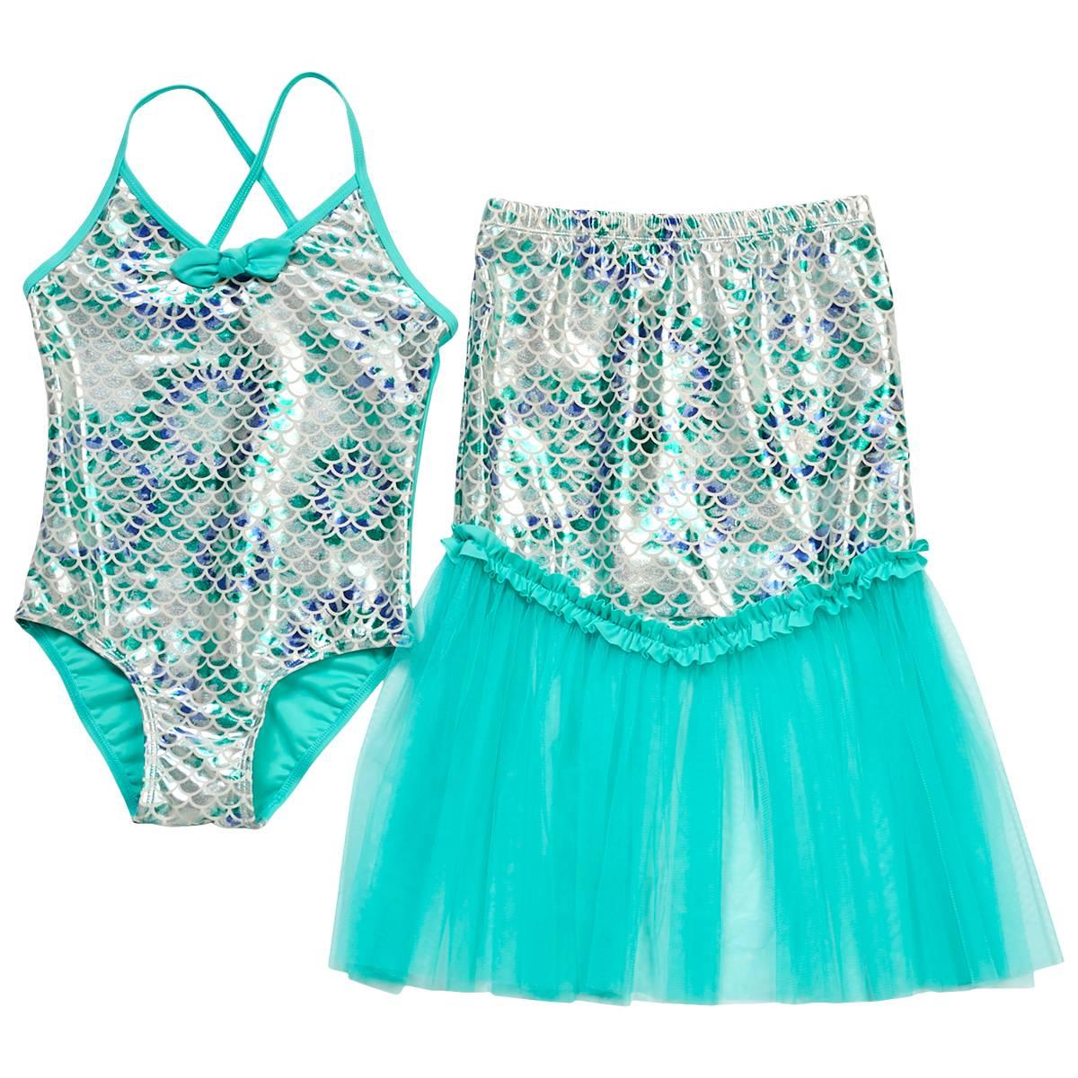 Click here for Girls (7-10) Floatimini(R) One Piece Iridescent w/... prices