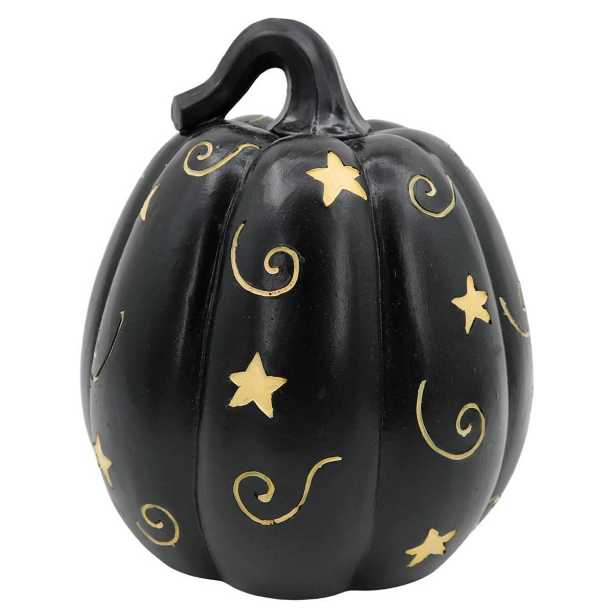 Click here for Transpac Medium Resin Pattern Pumpkin prices