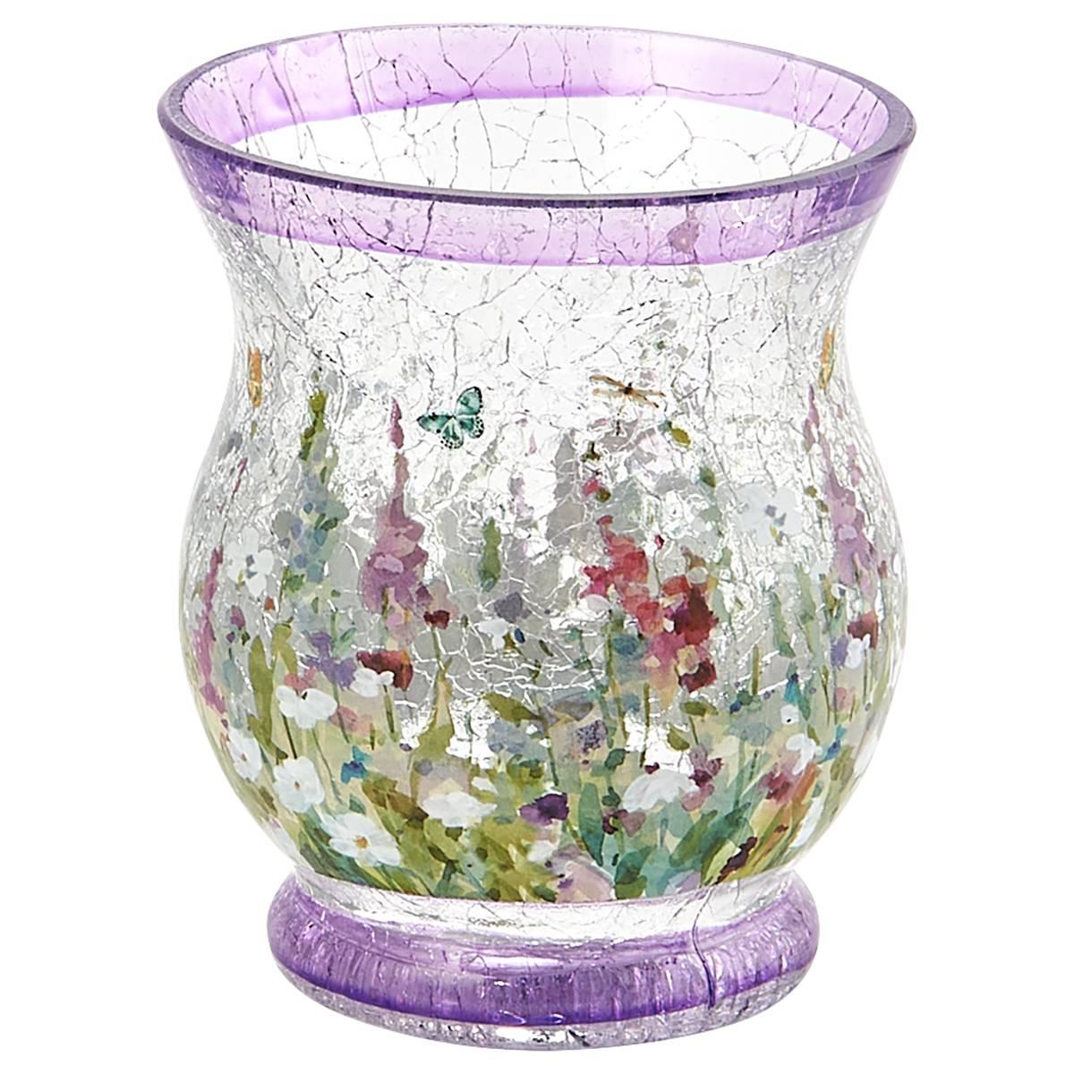Click here for Transpac Purple Flower Votive Holder prices