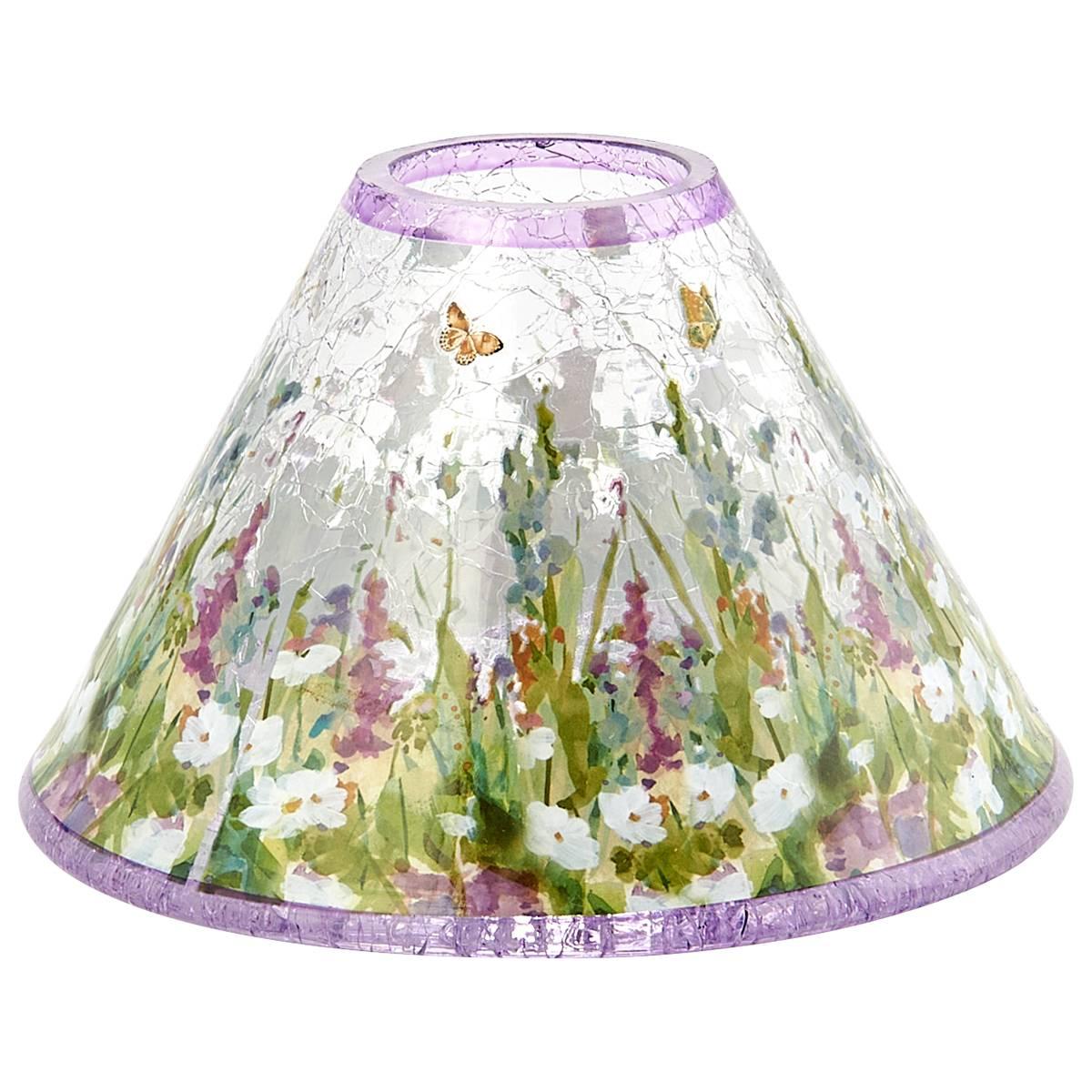 Click here for Transpac Purple Flower Crackle Shade prices