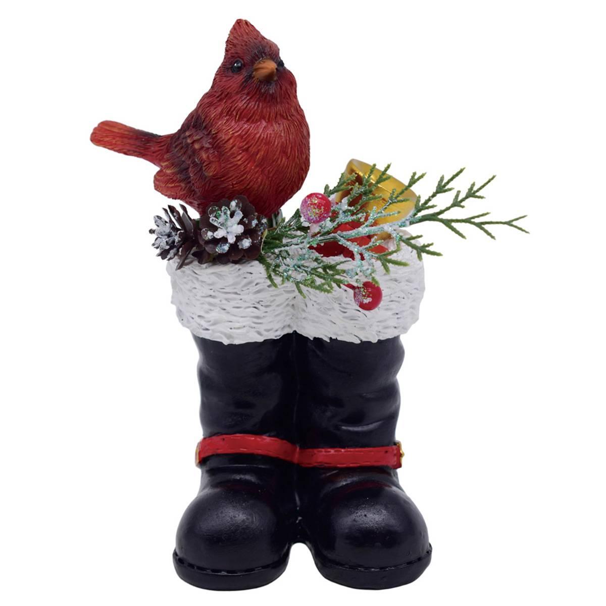 Click here for Transpac Resin Santa Boots with Cardinal prices