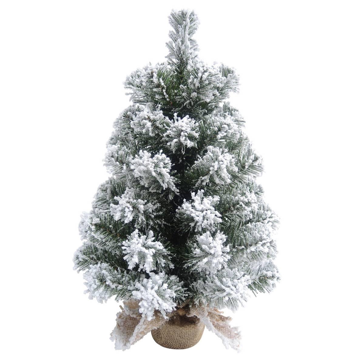 Click here for Transpac Small Snow Colorado Tree with Burlap Stan... prices
