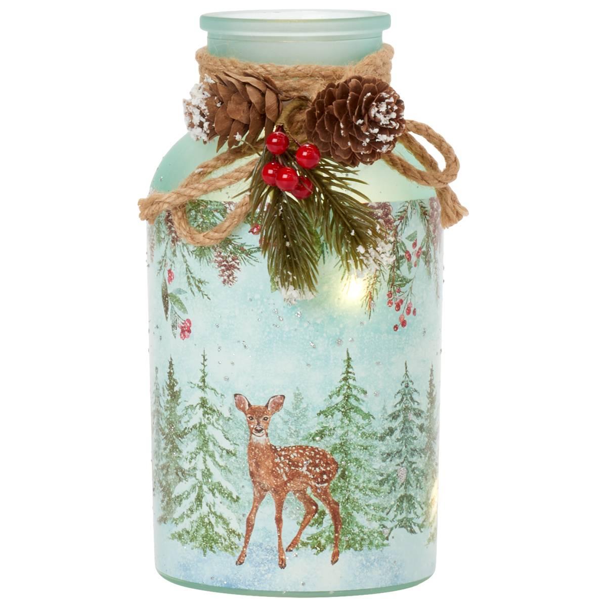 Click here for Deer Berry Forest Illuminating LED Jar prices
