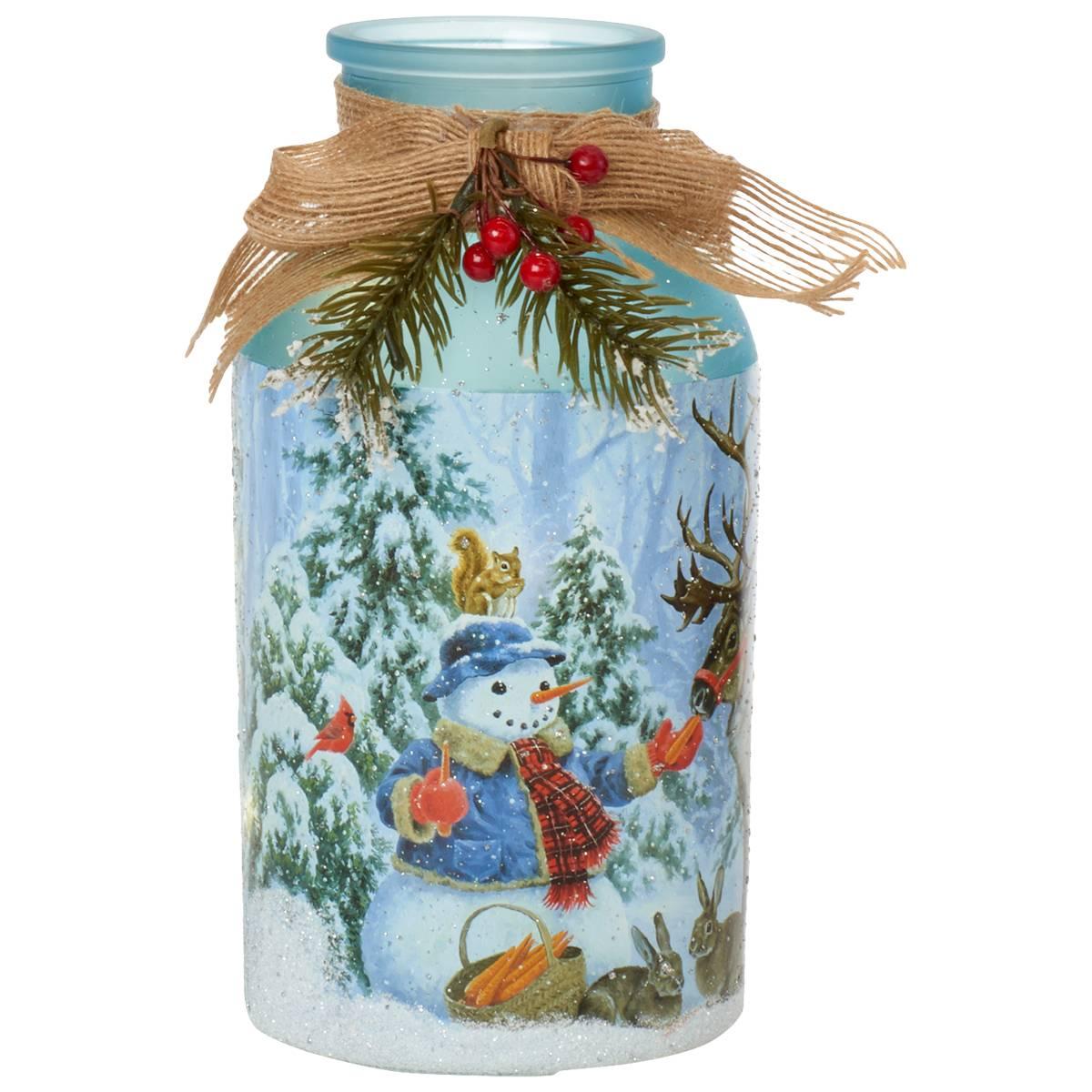 Click here for Transpac Snowman Bunny Deer LED Jar prices