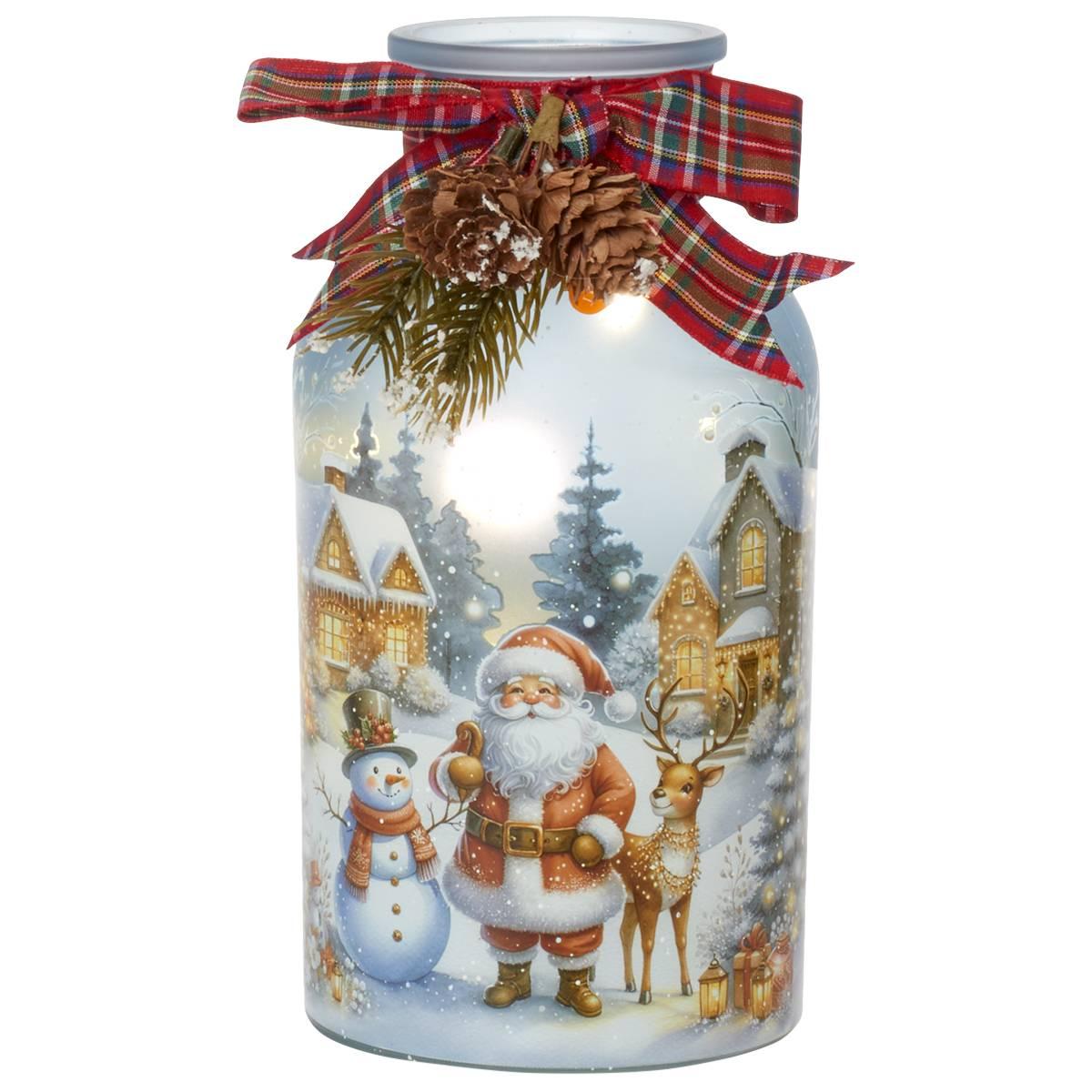 Click here for Transpac Santa & Snowman Village LED Jar prices