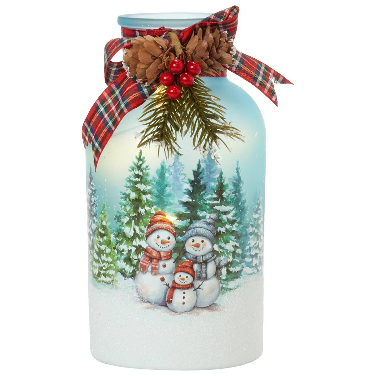 Click here for Adorable Snowman Family Illuminating LED Jar prices