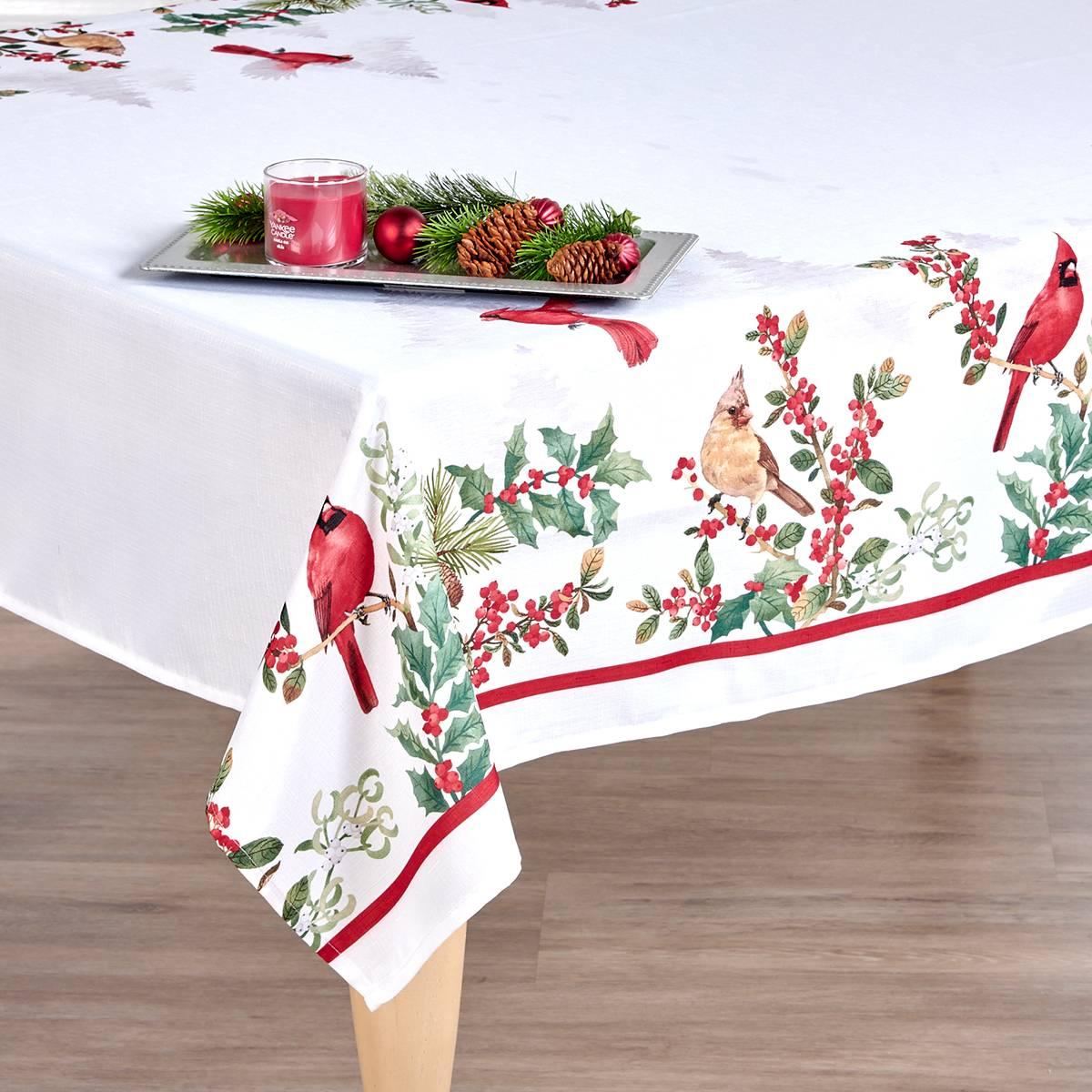 Click here for Elegant Cardinal Tablecloth prices