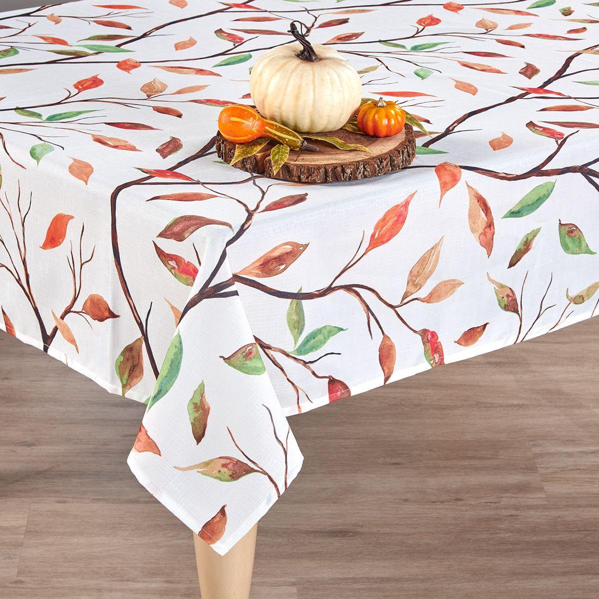 Click here for Bountiful Branches Textured Tablecloth prices