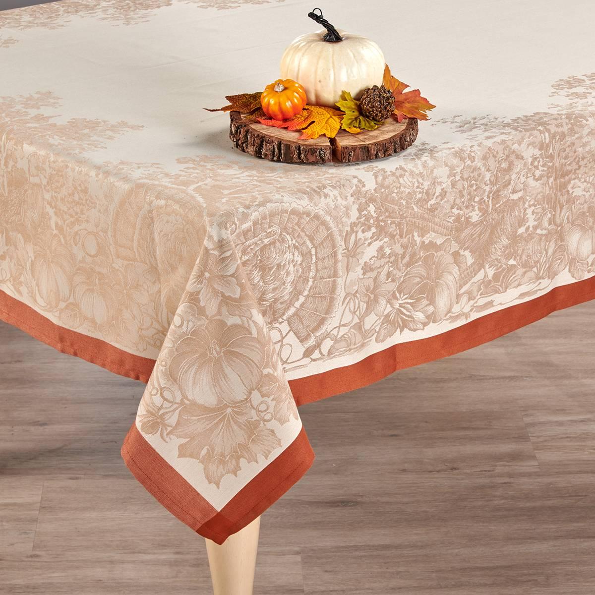 Click here for Fall Country Engineered Jacquard Tablecloth prices
