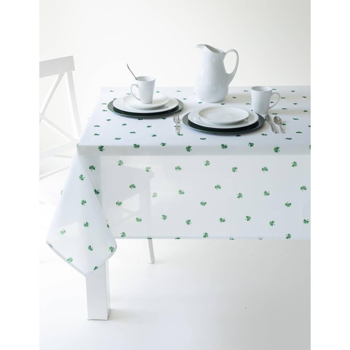 Click here for Scattered Shamrocks Fabric Tablecloth prices