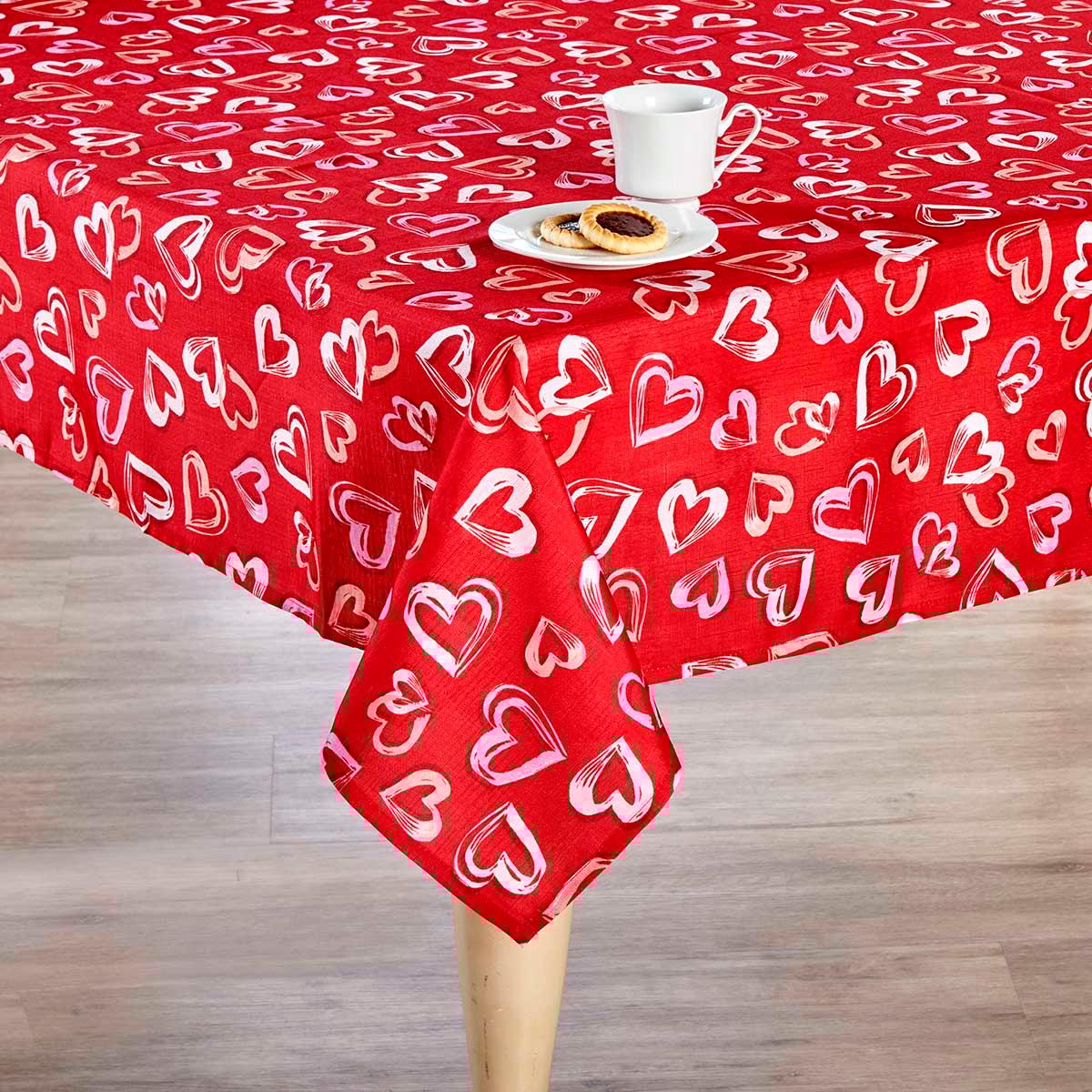 Click here for Open Hearts Fabric Printed Tablecloth prices